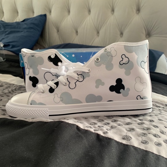 Shoes | Custom High Top Mickey Mouse Sneakers | Poshmark